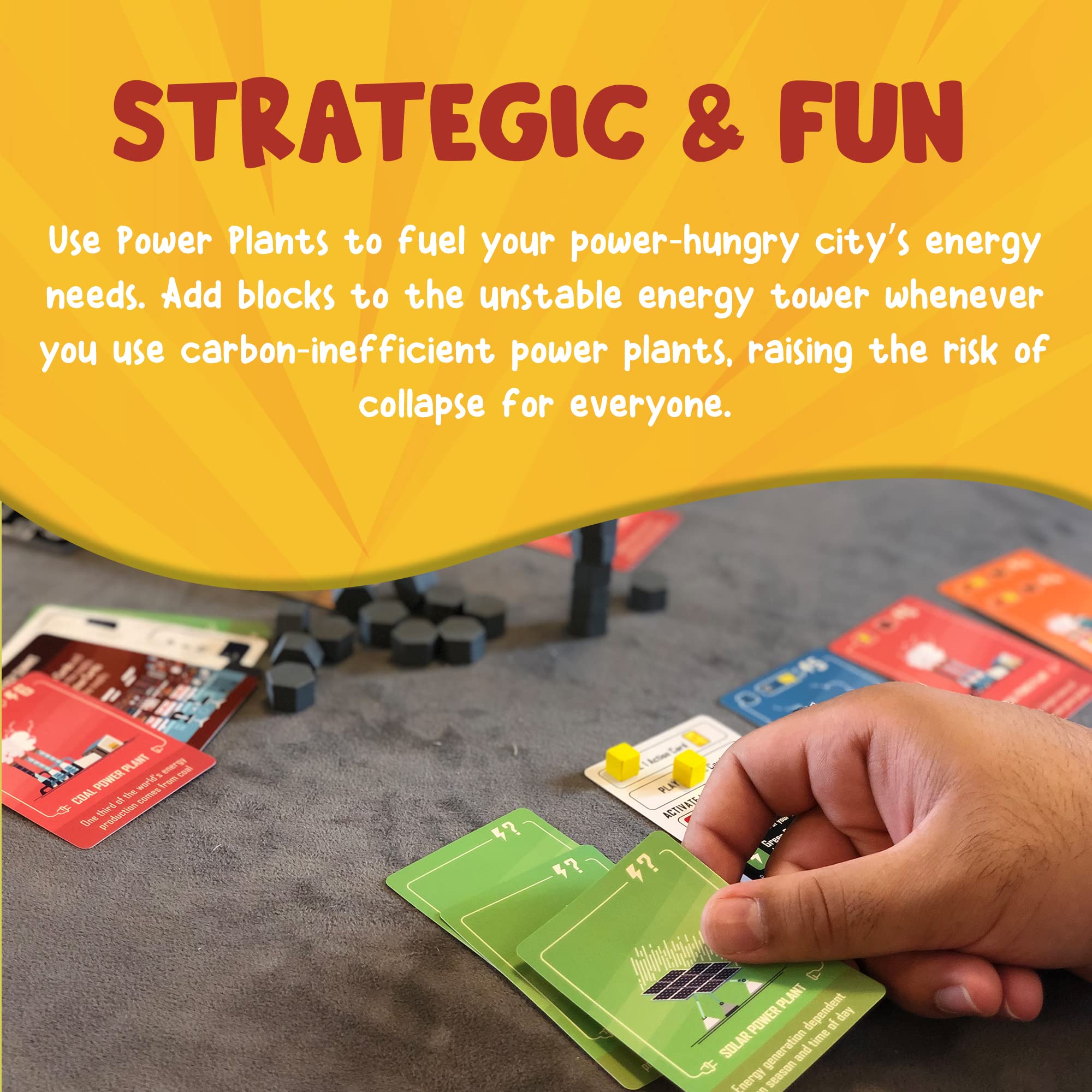 Power Failure: A Strategy Card Game About Power Plants and Energy Generation – Science Board Game on Nuclear, Renewable, and Fossil Fuels - Educational STEM Board Game for Gamers, Adults and Families