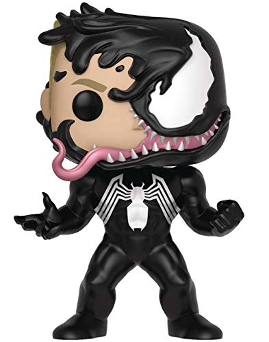 POP Marvel: Venom - Venomized Eddie Brock Funko Pop! Vinyl Figure (Bundled with Compatible Pop Box Protector Case), Multicolor, 3.75 inches