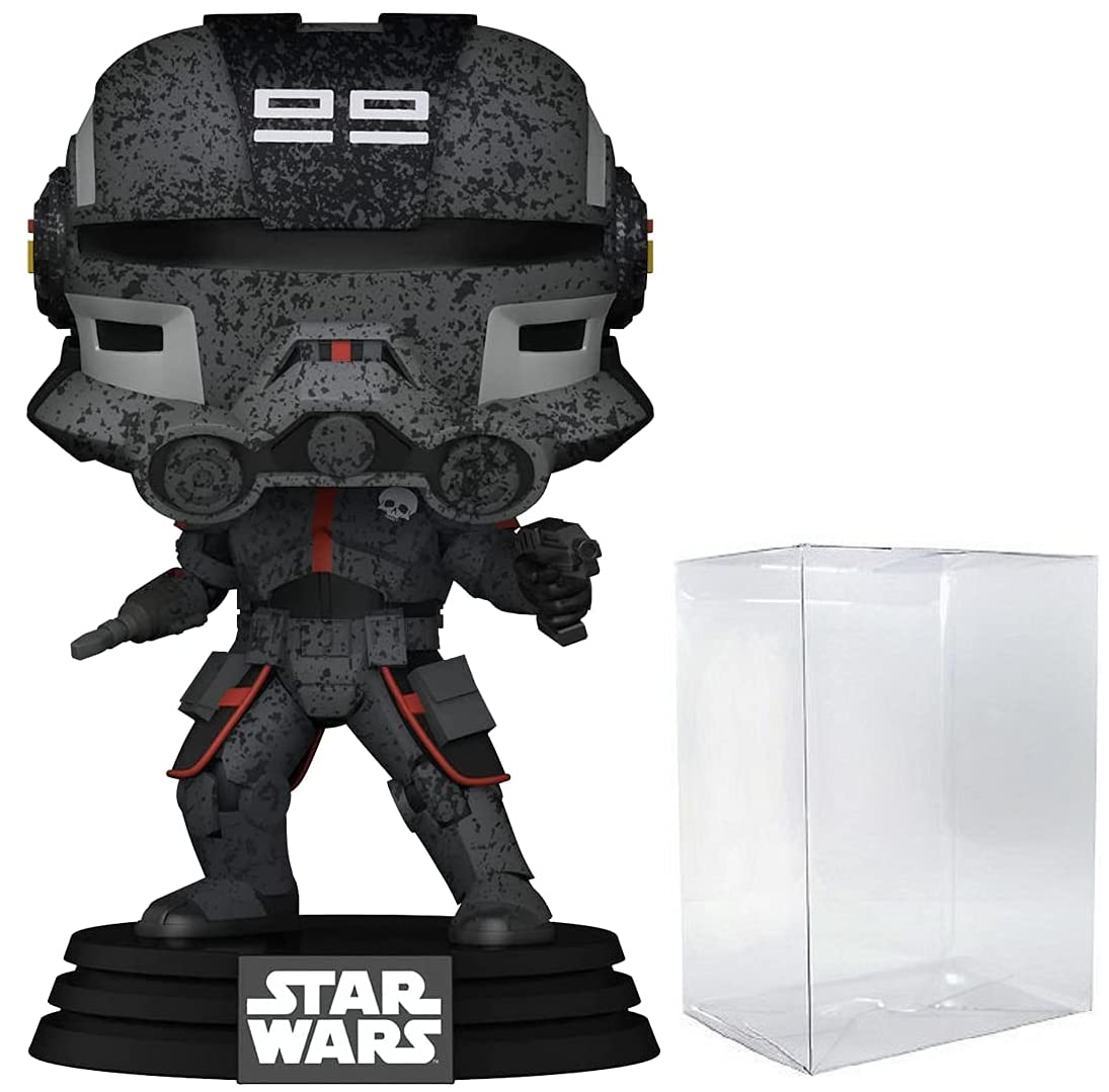 POP Star Wars: Bad Batch - Echo Funko Pop! Vinyl Figure (Bundled with Compatible Pop Box Protector Case) 3.75 inches