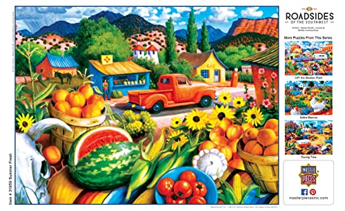 MasterPieces 550 Piece Jigsaw Puzzle for Adults, Family, Or Youth - Summer Fresh - 18"x24"