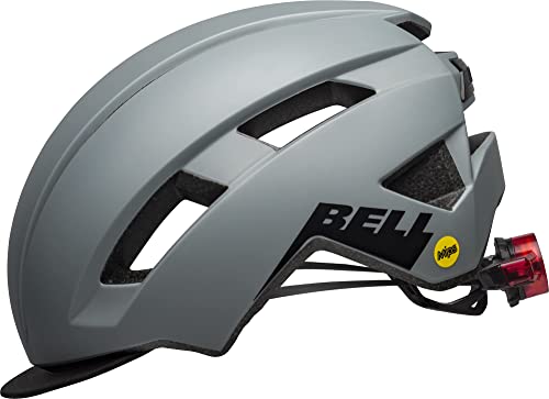BELL Daily MIPS LED Adult Commuter/Urban Bike Helmet - Matte Gray/Black, Medium/Large (53-60 cm)
