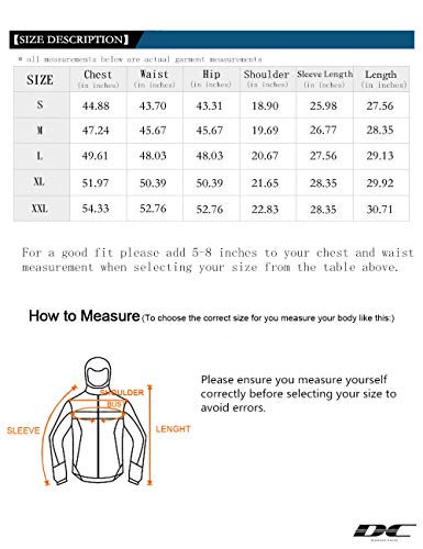 Diamond Candy Men's Waterproof Rain Jacket with Hood Lightweight Raincoat Outdoor Windproof Windbreaker for Hiking Travel