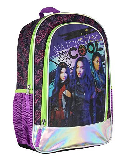 Disney Descendants Backpack Wickedly Cool Mal Uma Evie School Travel Backpack