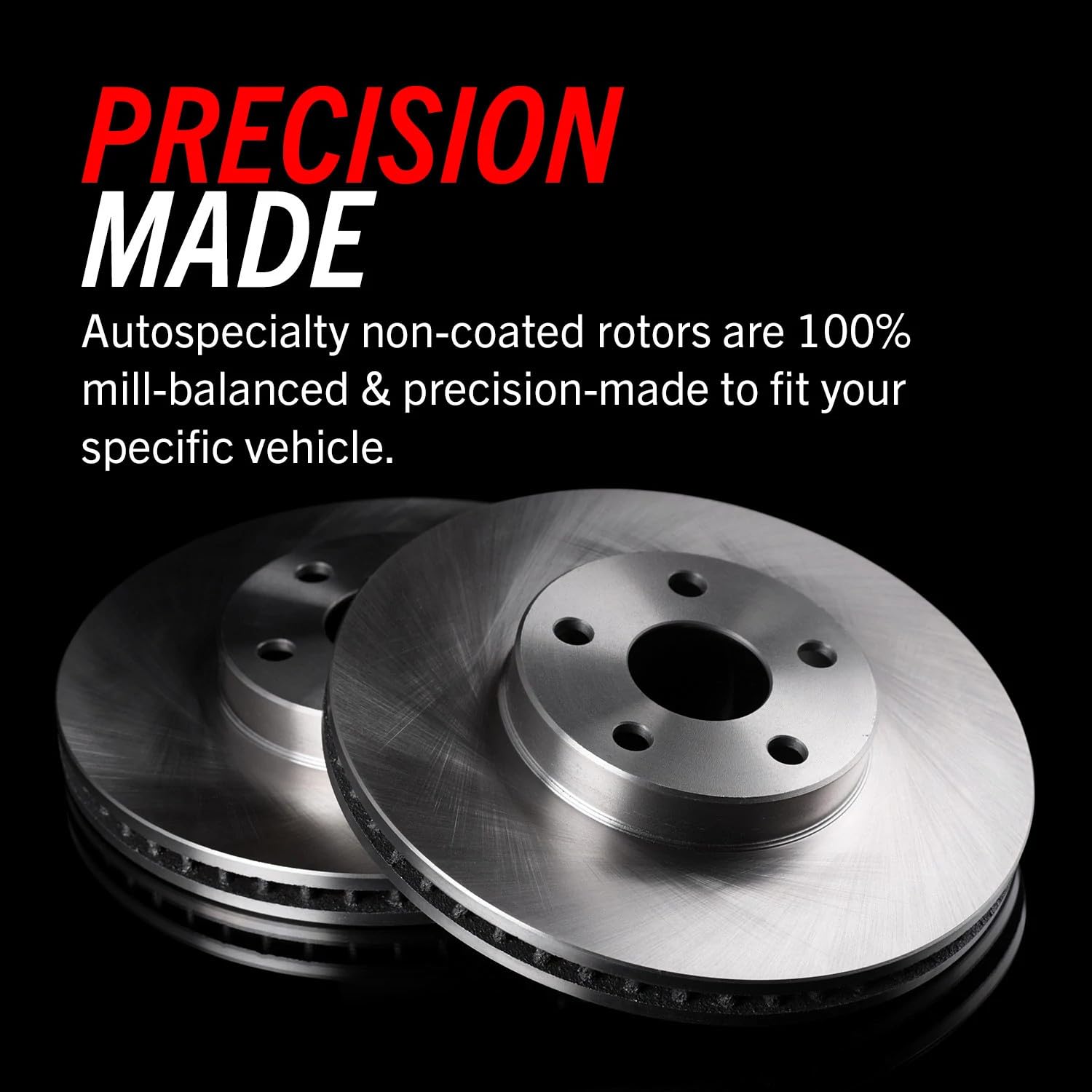 Power Stop KOE8480 Autospecialty Front Brake Kit-OE Brake Rotors & Ceramic Brake Pads For Subaru Forester 2019-2022 [Model Specific]