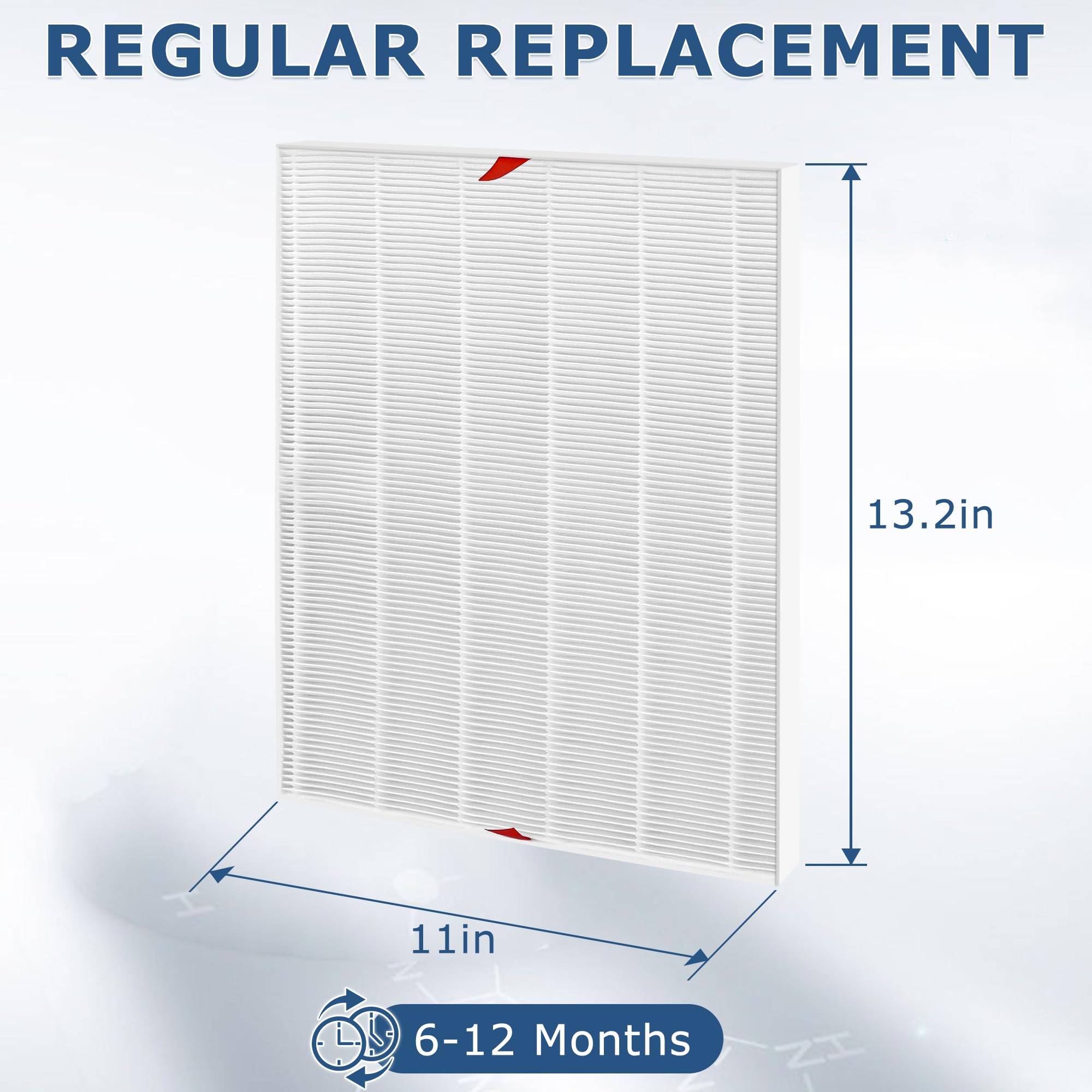 C545 True HEPA Replacement Filter S,Compatible with Winix C545 Plasmawave Air Purifier, Compare to Part 1712-0096-00 | 4 Pack by TOMOON