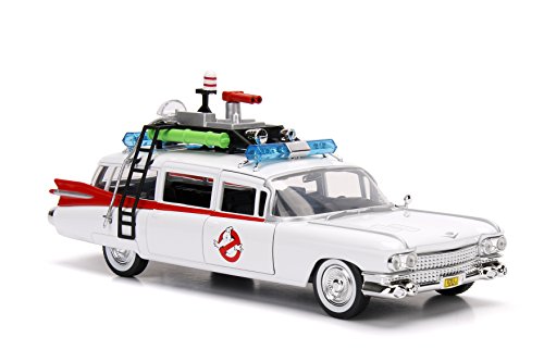 Jada Toys Hollywood Rides: Ghostbusters ECTO-1 White 1: 24 Scale