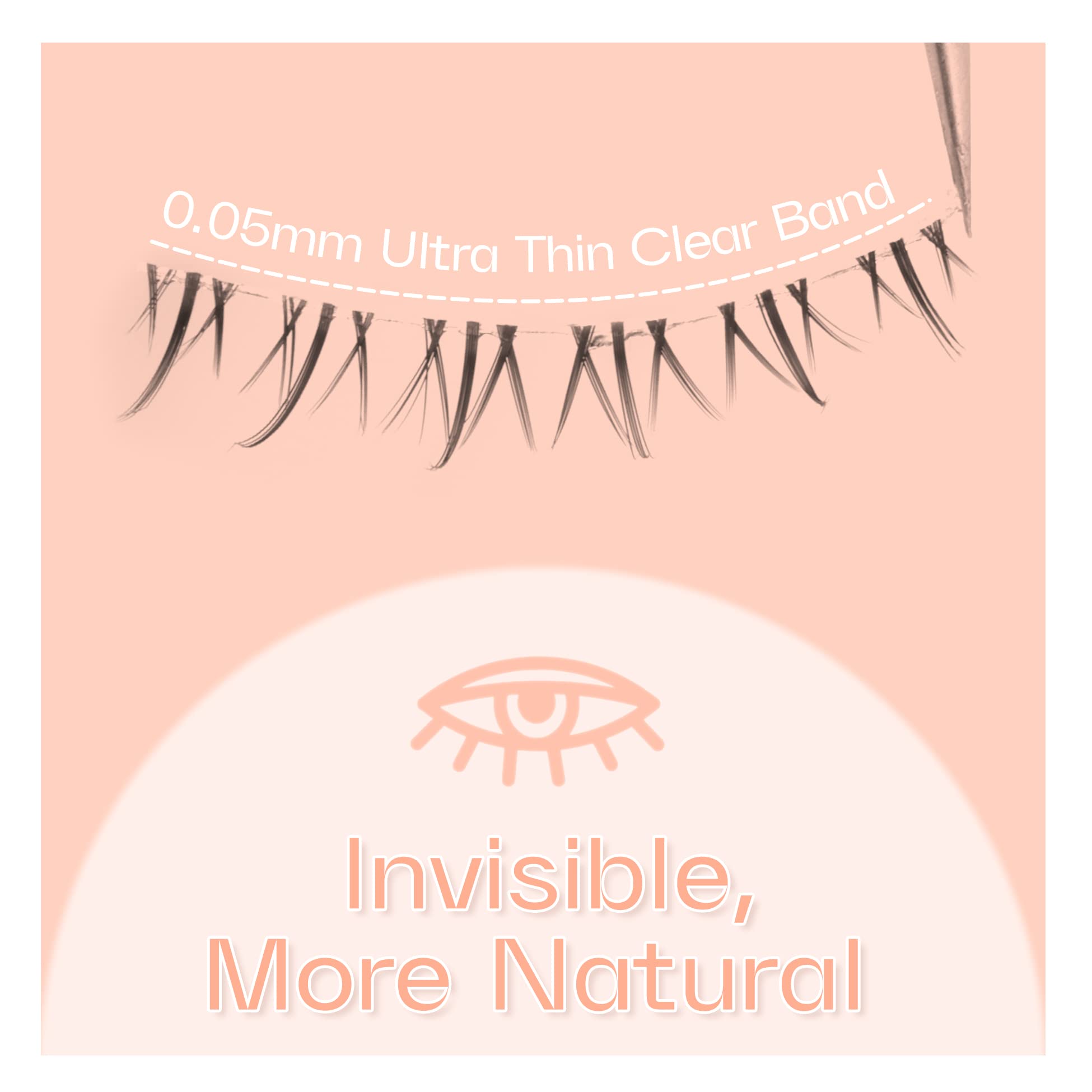 Bottom Lashes Wispy Clear Band Bottom Eyelashes Manga Lower Fake Eyelashes Natural Look Short Under Lash 7 Pairs