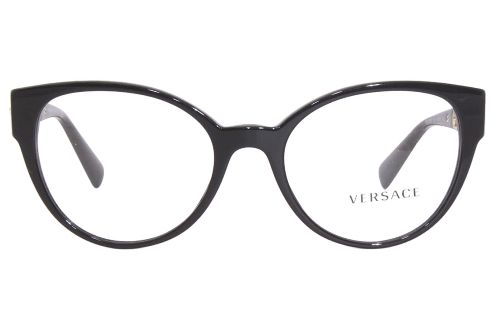 Versace Transparent Cat Eye Ladies Eyeglasses 0VE3307 GB1 52
