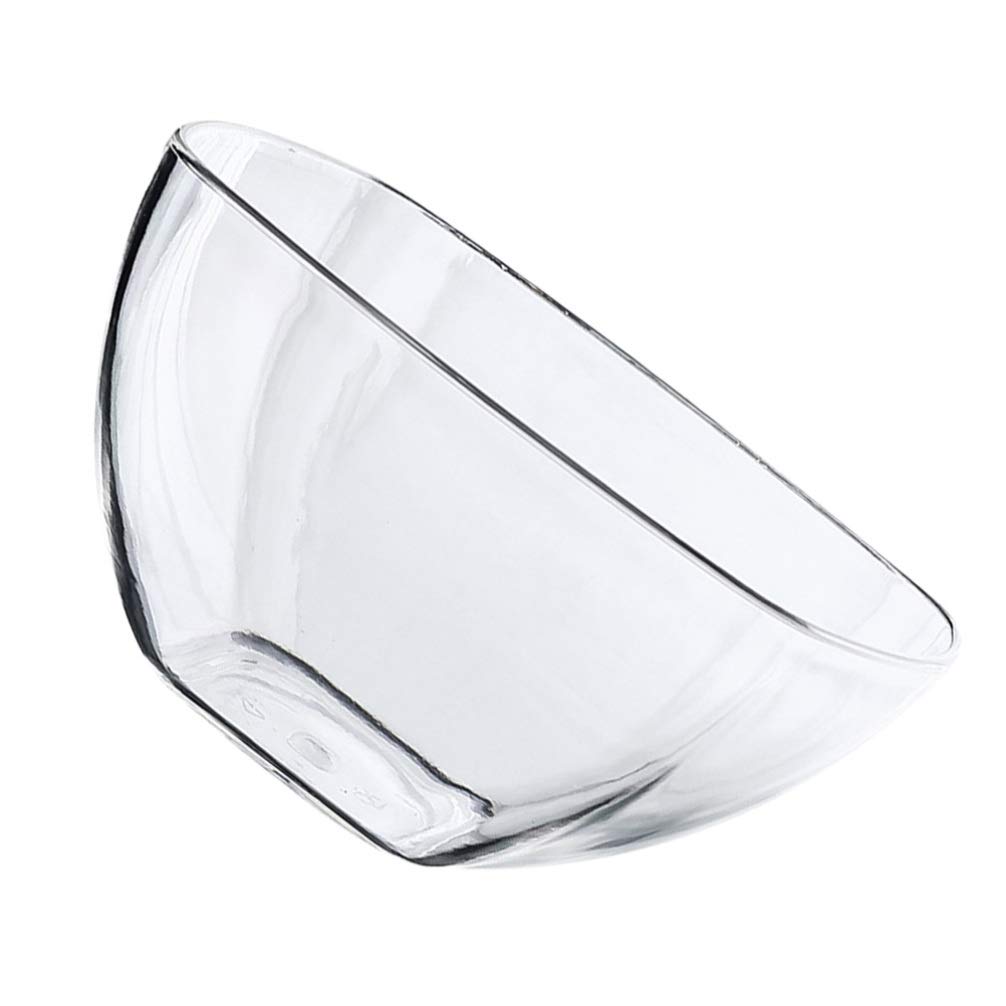 Cabilock Salad Serving Bowl Clear Acrylic Salad Bowl Platter Fruit Holder Mixing Bowl Food Storage Bowl for Dessert Cereal
