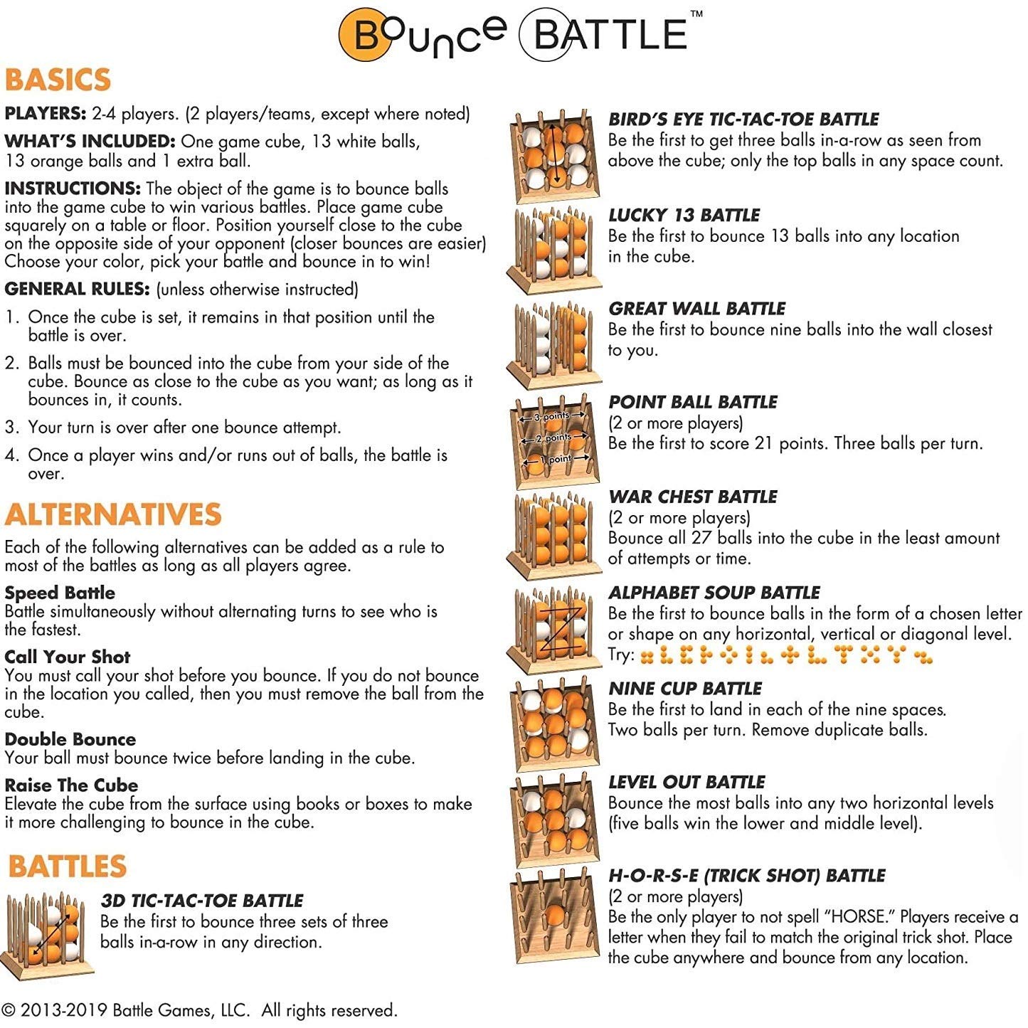 Bounce Battle Game Set - an Addictive Game of Strategy, Skill & Chance