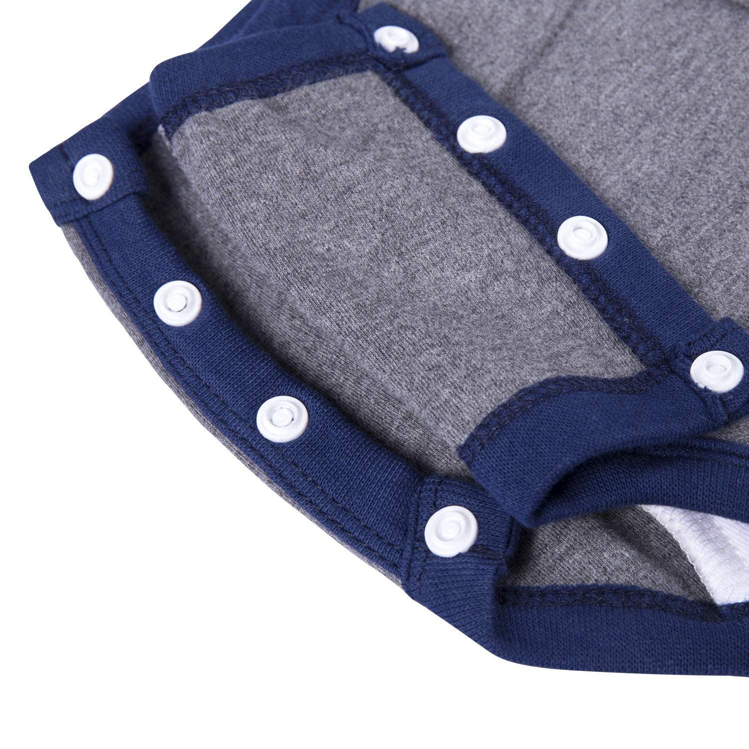 BIG ELEPHANT Toddler Side Button Training Underpants - Snaps on Potty Trained Pants for Boys and Girls 6 Pack, 2T