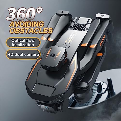 Drone With Camera For Adults, Foldable Fpv Drone With Electrionic Regulation Dual 1080p Wifi Camera Gesture Control Rc Quadcopter For Kids Adults