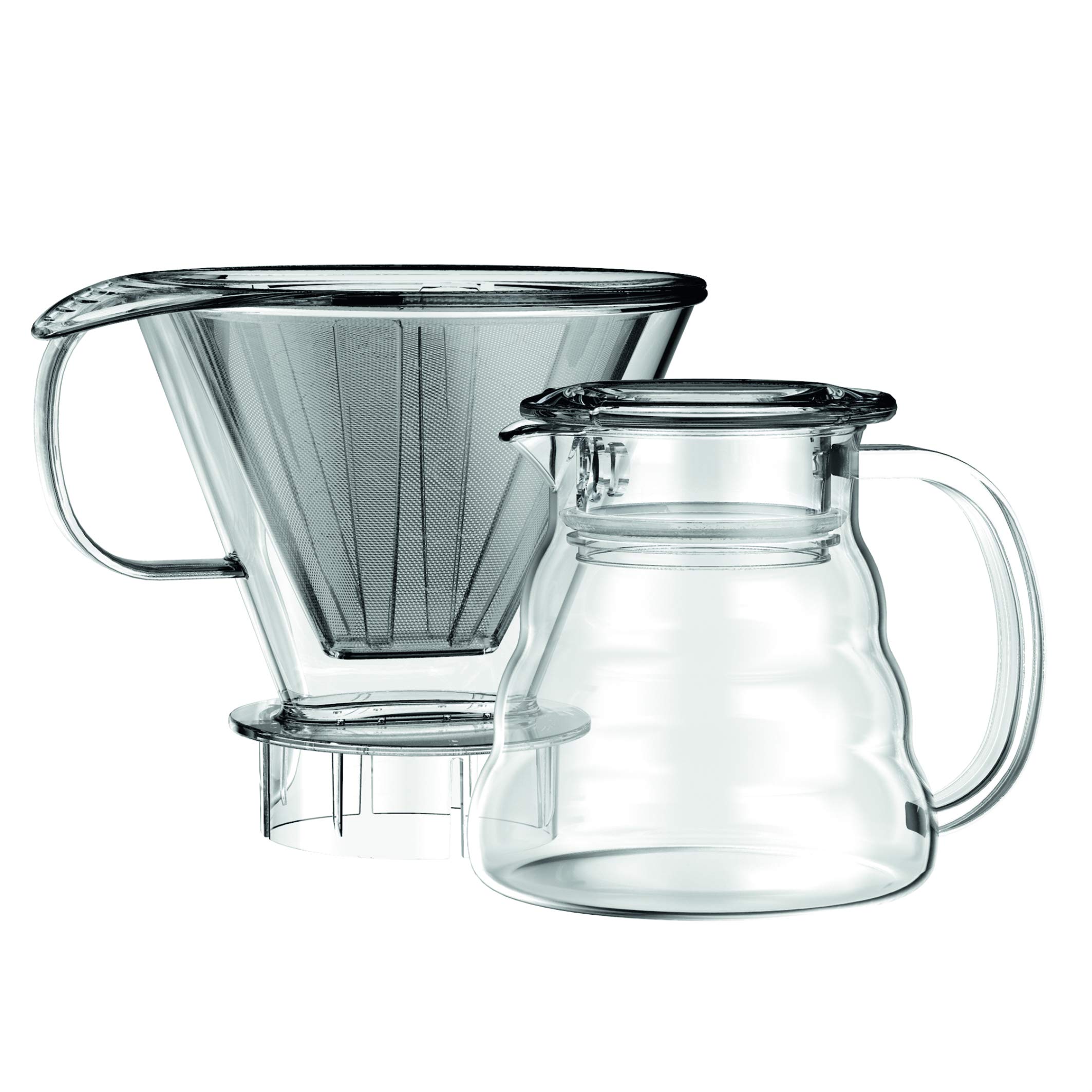 Bodum Melior Pour Over Coffee Dripper, 20 Oz, Black