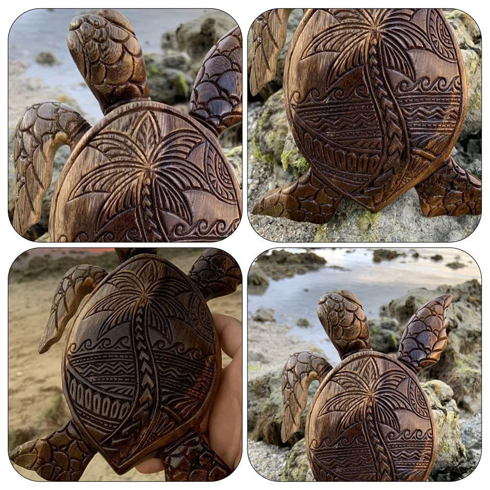 Resin Turtle Figurines Tabletop Animal Decorations Sea Turtle Statues Toys for Fairy Garden Supplies Desktop Centerpieces