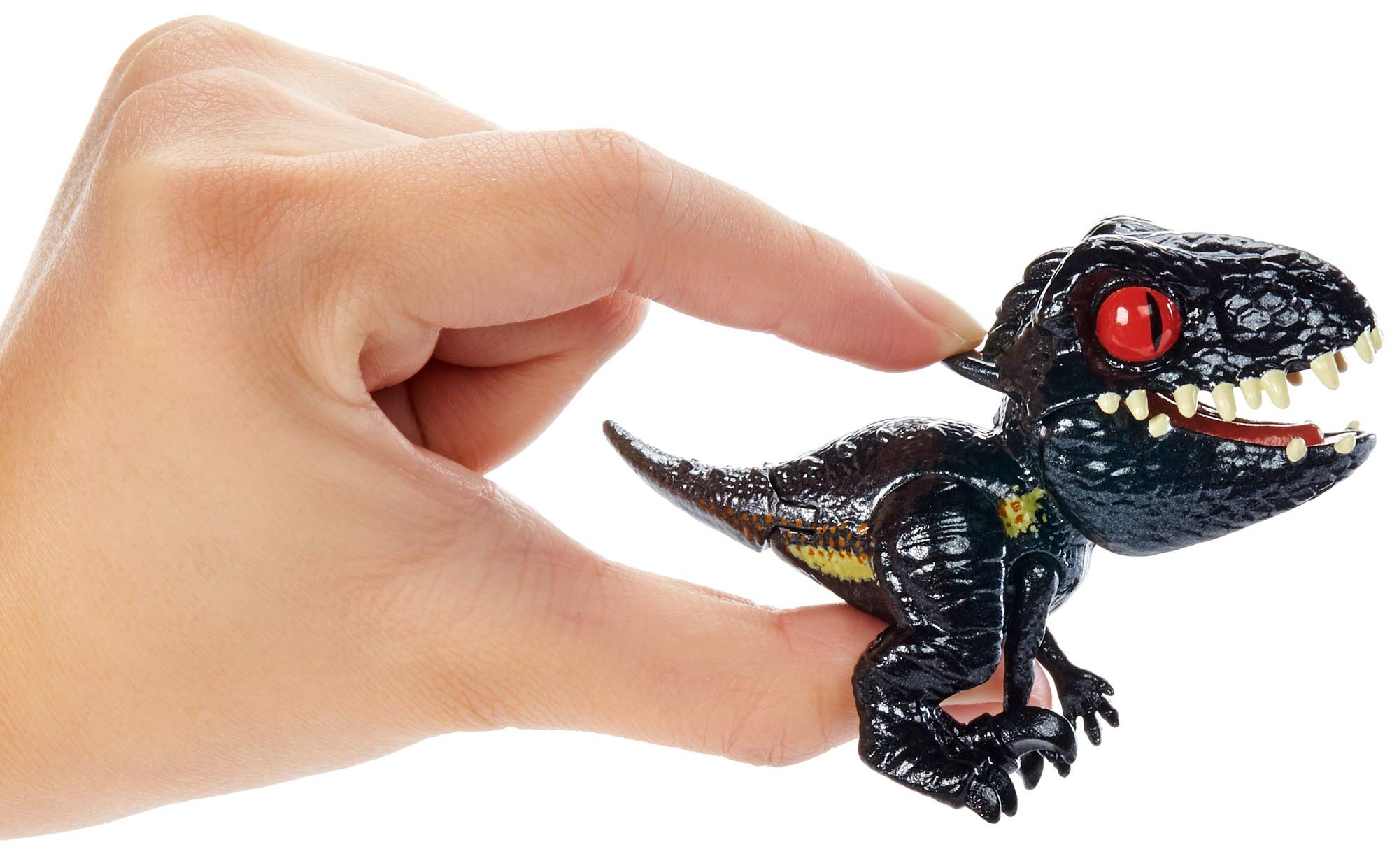 Mattel Jurassic World Snap Squad Dinosaur Toys, Small Dino Figures with Opening Clip-On Jaws, Portable Collectibles