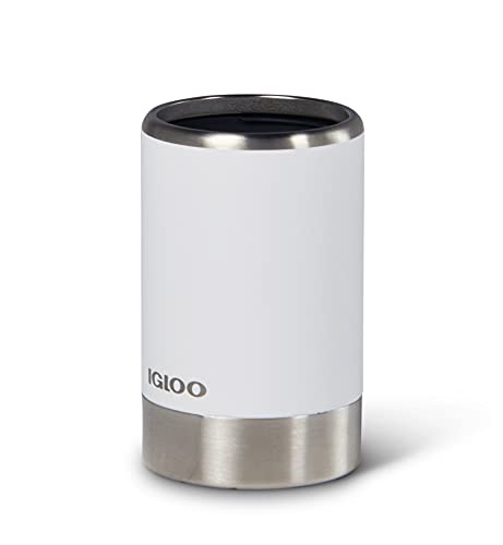 Igloo 12 OZ White Stainless Steel Coolmate Can Sleeve (Standard)