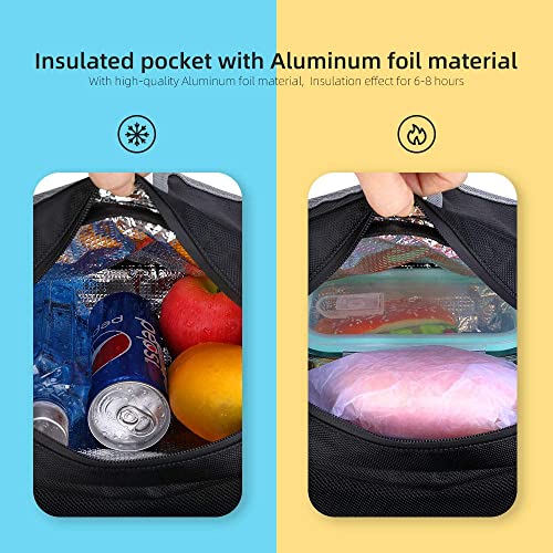 KEMIMOTO ATV Tank Bag Waterproof Warm/Cooler ATV accessories Motorcycle Saddle Bag Compatible with Sportsman Scrambler FourTrax Grizzly Snowmobile Bicycle