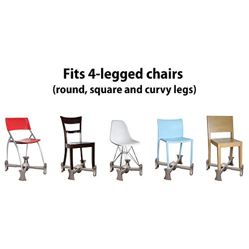 KABOOST Booster Seat for Dining Table, Natural β Goes Under The Chair β Portable Chair Booster for Toddlers and Grown Ups