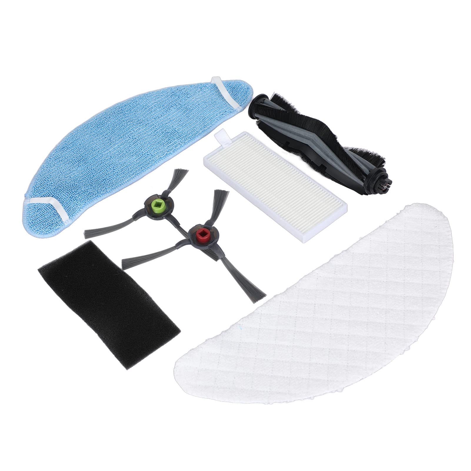 TOPINCN Sweeper Accessories Kit for Yeedi K650 Vacuum Cleaner, Washable Mop Mop Rolling Brush Side Brush Filter Screen Set Vacuum Cleaner Replacement Parts