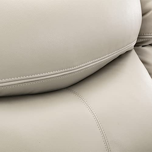Familymill Breathable Leather Manual Reclining Loveseat for Living Room