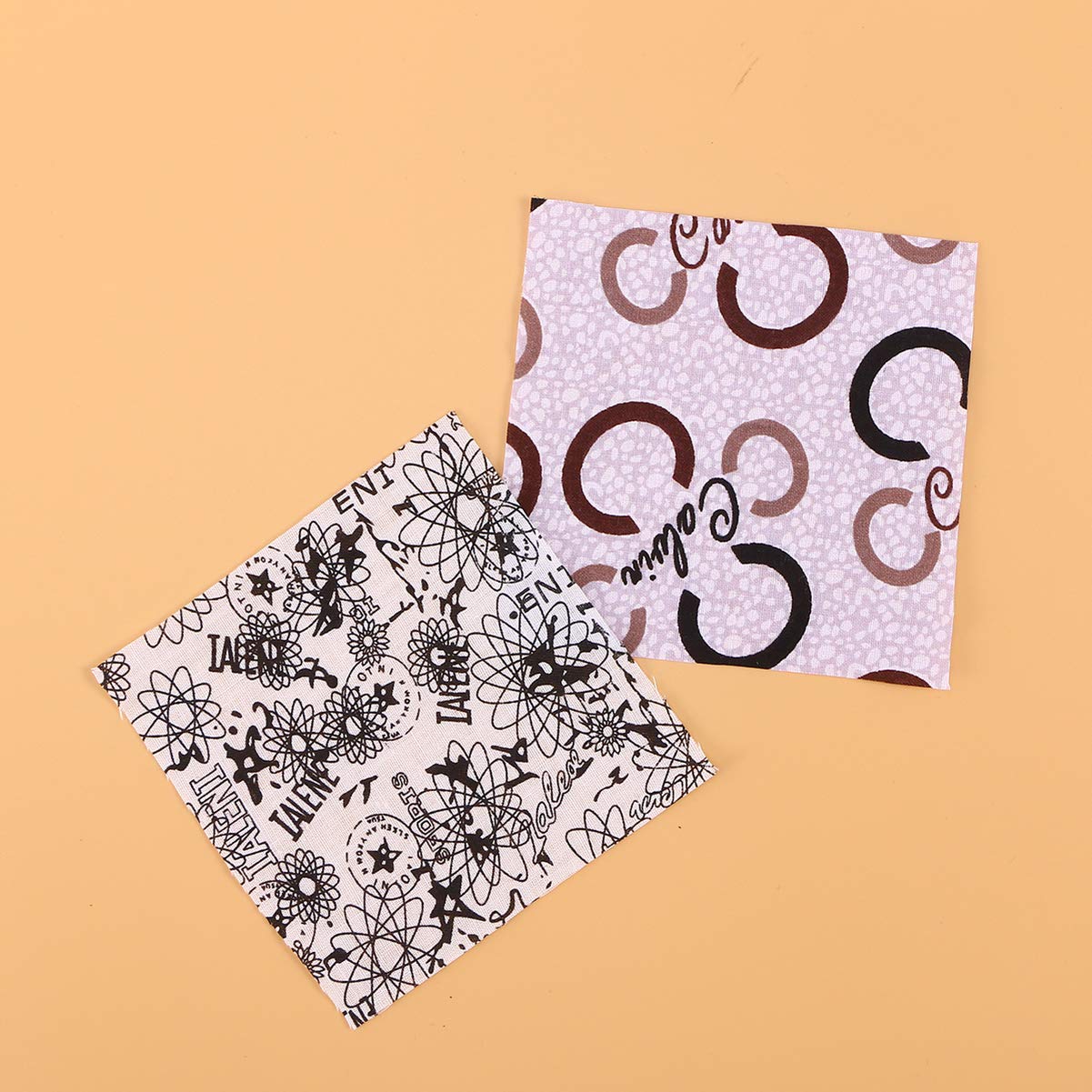 Exceart 100pcs Fabric Bundle Squares Fat Quarters Fabric Bundles Quilting Precut Squares Fabric for Quilting Fabric Bundles Quilting Patchwork Fabric Floral Squares Patchwork Scarf 10cm