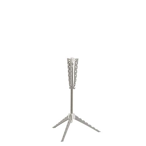 Household Essentials Grey 5006-1 Simple Indoor Tripod Clothes Drying Rack with Carrying Handle for Laundry, Small