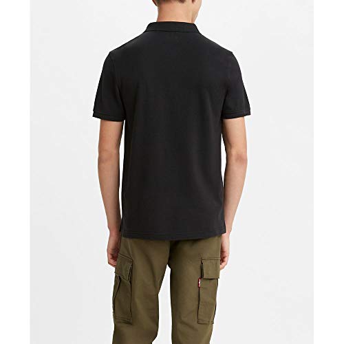 Levi's Men's Housemark Polo, Mineral Black, X-Large