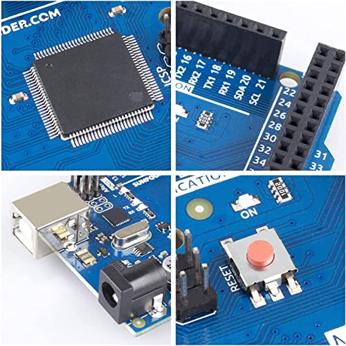 SunFounder MEGA Board Compatible with Arduino IDE ATMEGA2560 ATmega16AU + USB Cable