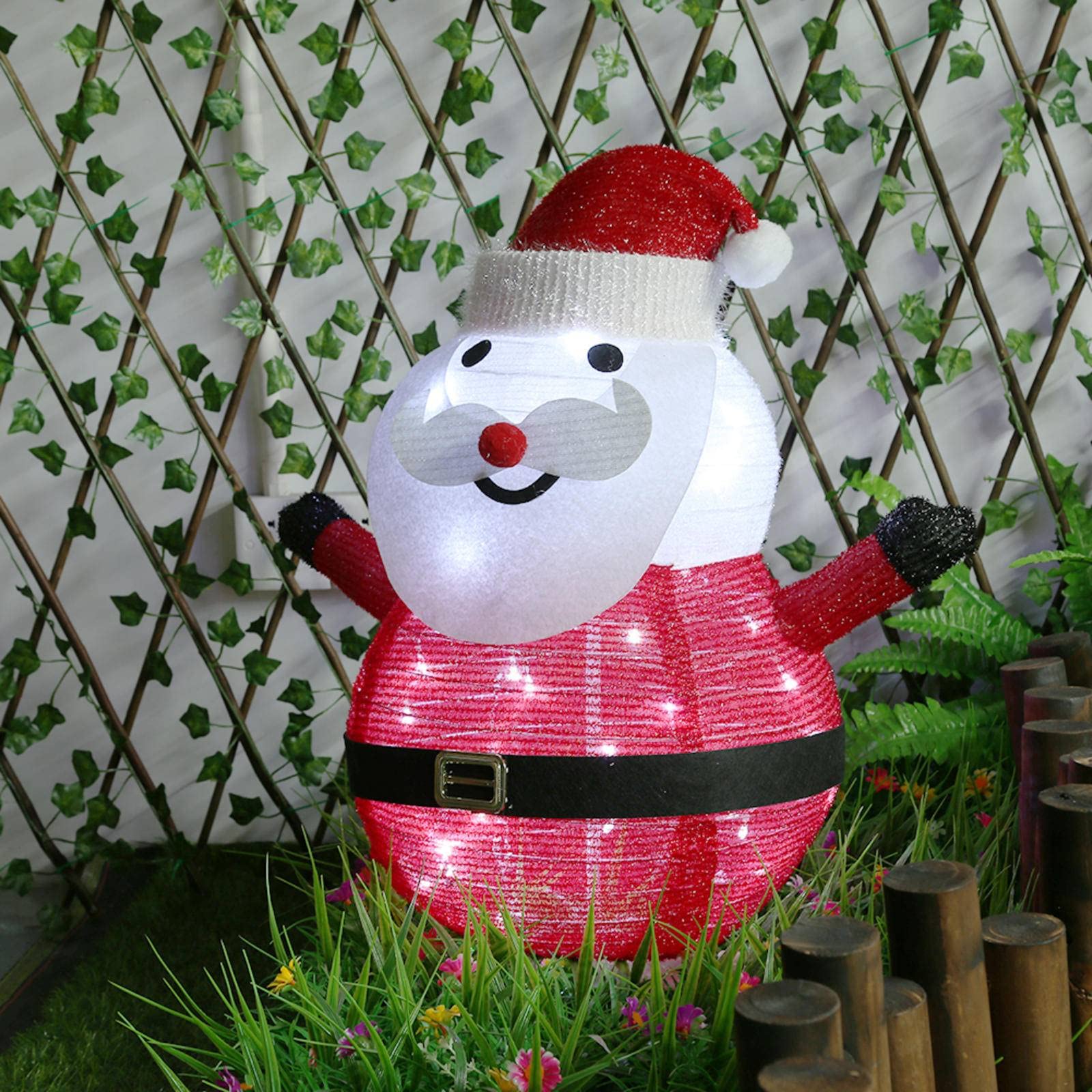 NC Outdoor Garden Decoration Christmas Snowman LED Lights Home Christmas Decorations Garden Landscape Lawn Lights