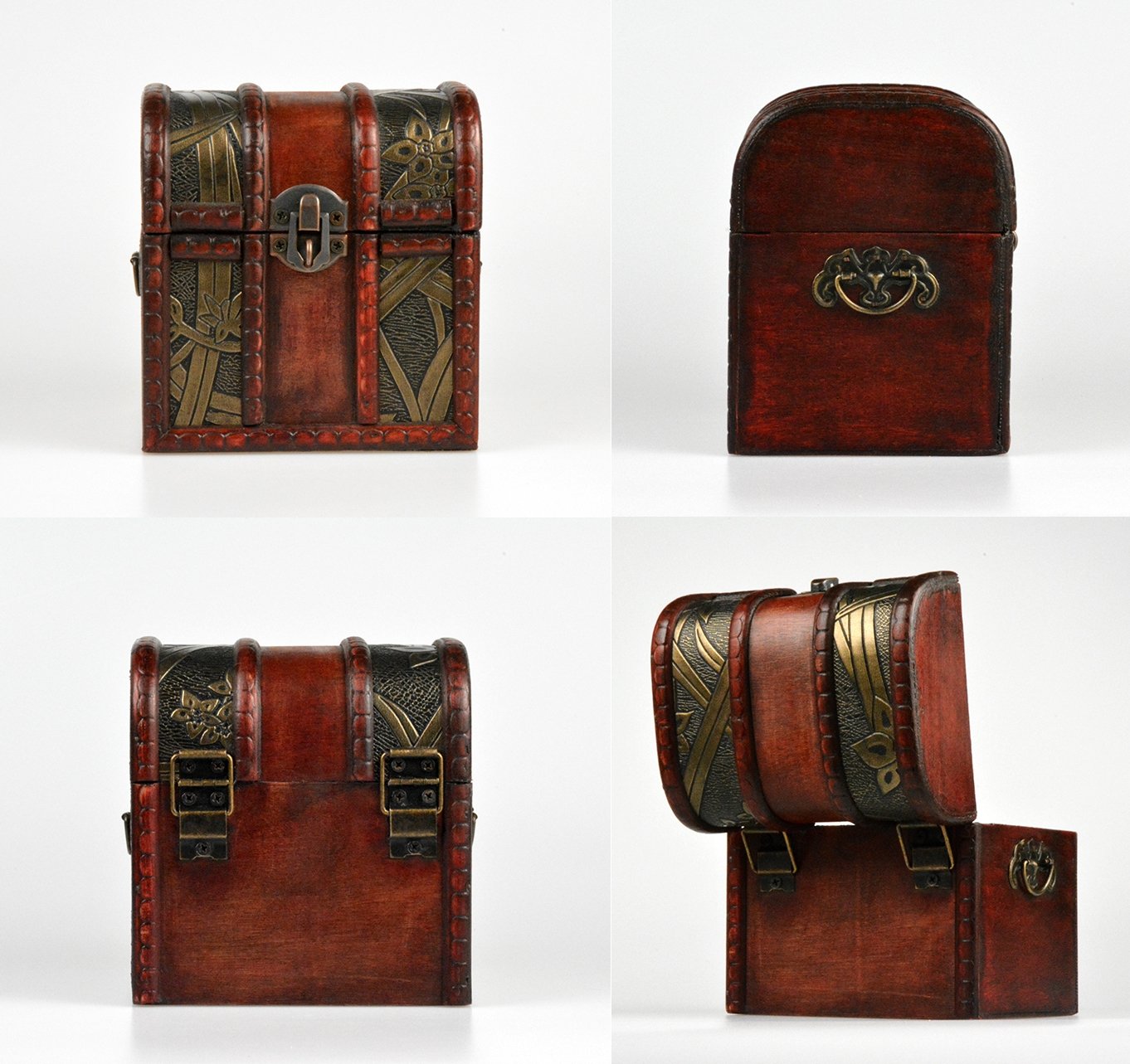 KakapopoTCG Elven Chest (Harmony) Lockable Wood Deck and Counter Box Trading Cards MTG Magic FaB TCG YGO PTCG EDH Commander Box Dice Box DnD Spell Card Box