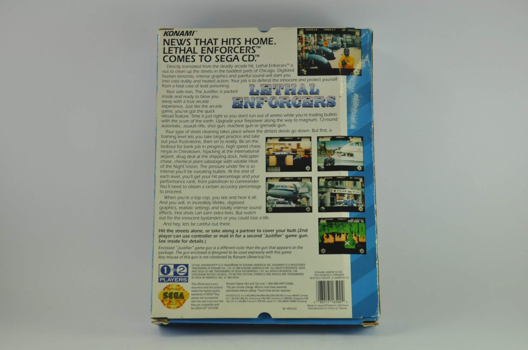 Lethal Enforcers (Sega CD) (Pre-Played - Game Only)