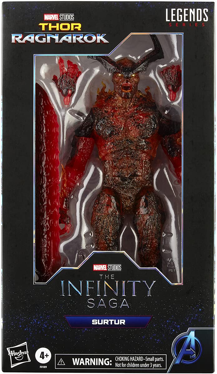 Marvel Hasbro Legends Series 13" Action Figure Toy Surtur, Infinity Saga Character, Premium Design, Figure and 3 Accessories