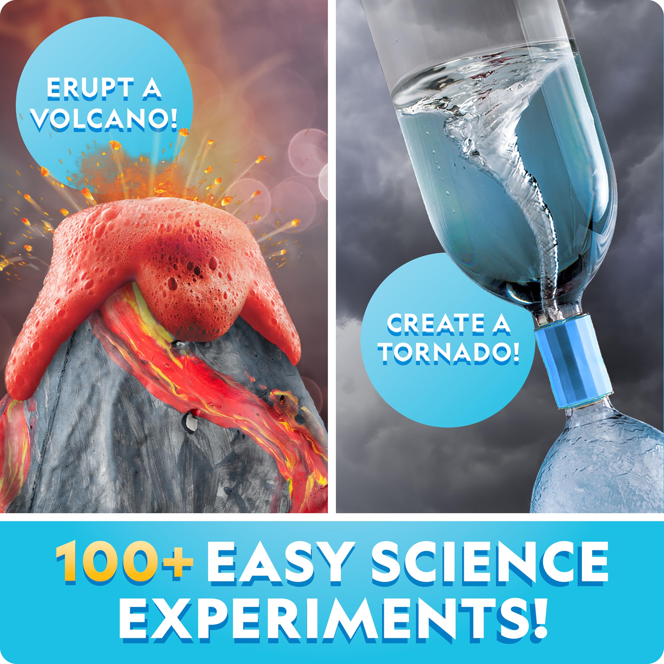 NATIONAL GEOGRAPHIC Earth Science Kit β 100+ Science Experiments & Activities for Kids, Crystal Growing, Volcano Science Kit, Rock Collection, STEM Project Toy for Boys & Girls (Amazon Exclusive)