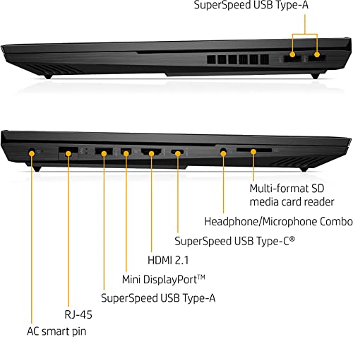 HP - OMEN Gaming 16.1" Laptop - AMD Ryzen 7 6800H- 16GB DDR5 Memory - AMD Radeon RX 6650M- 1TB SSD - Mica Silver (16.1" 16GB 1TB PCIe)