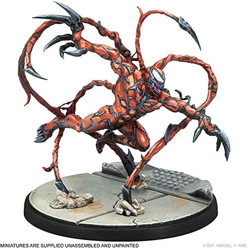 Marvel: Crisis Protocol Carnage and Mysterio Character Pack - Unleash Chaos and Illusions! Tabletop Superhero Game, Ages 14+, 2 Players, 90 Minute Playtime, Made by Atomic Mass Games