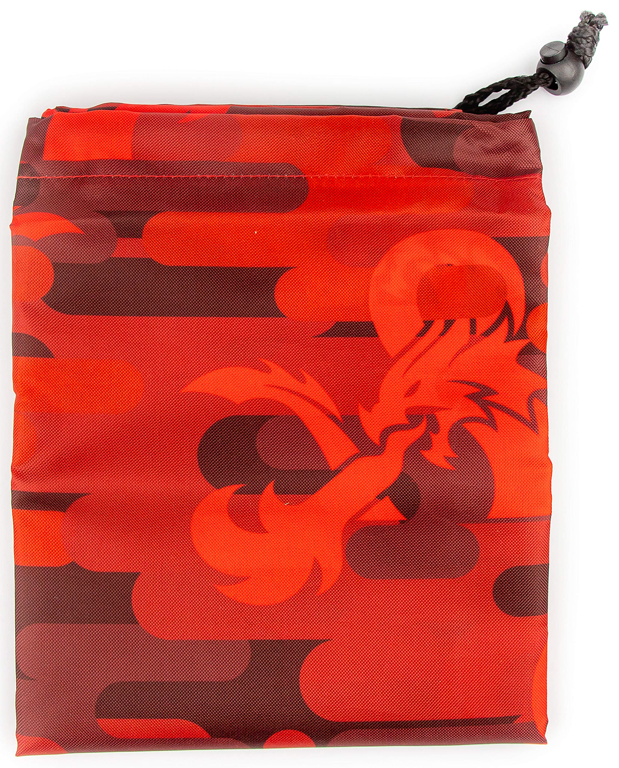 Dungeons & Dragons Ampersand Red Drawstring Laundry Bag - Oversize Durable Storage/Travel Bag for Home or College - Measures 21 x 32 inches (Official Dungeons & Dragons Product)