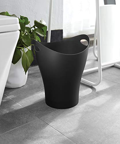 Umbra Garbino Trash Can 2.25-Gallon (8.5L) Capacity, Black