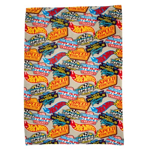 Franco Hot Wheels Kids Bedding Super Soft Plush Throw Blanket, 46 in x 60 in, (Officially Licensed Product)