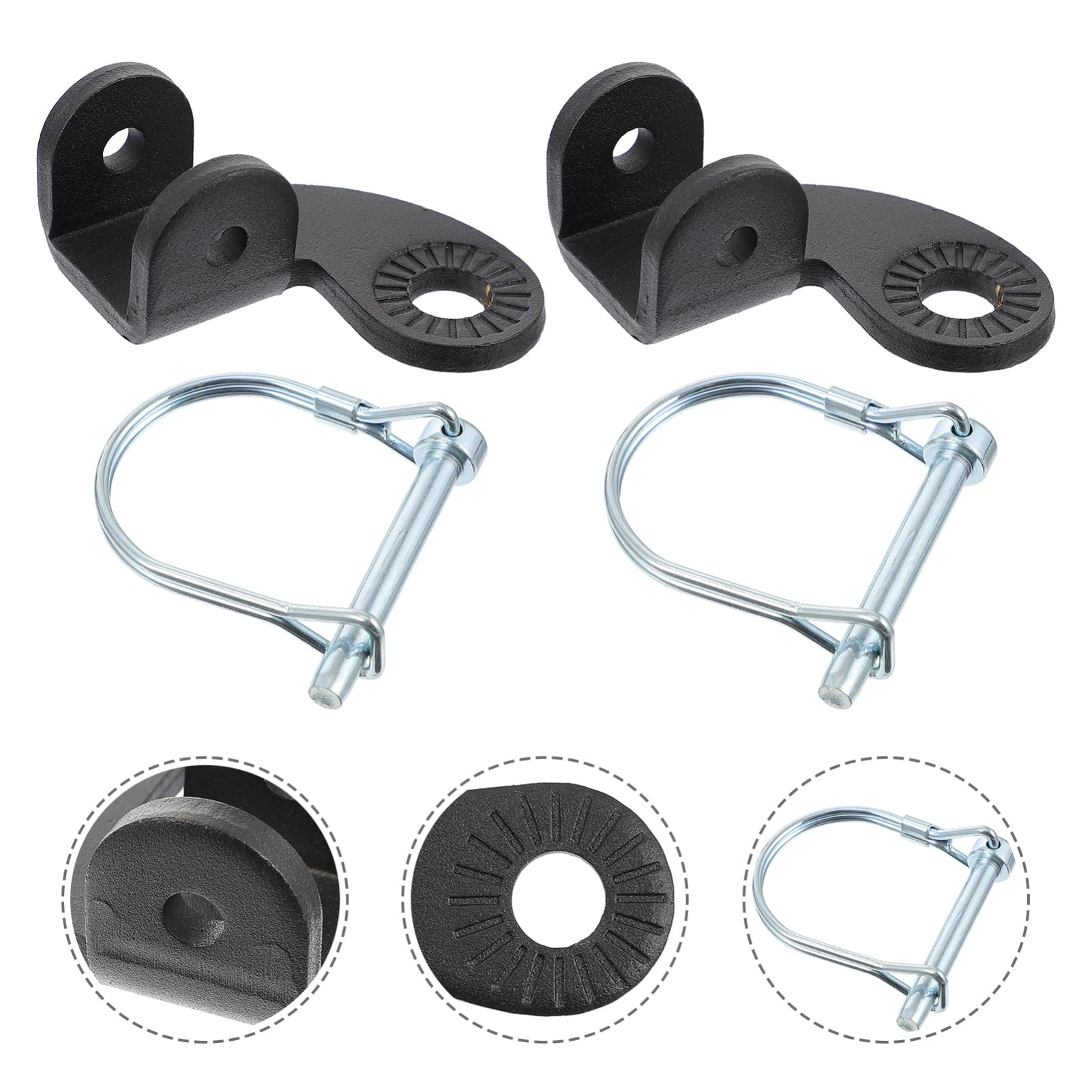 BESPORTBLE 2 Sets Bicycle Traction Head Coupler Pet Steel Baby