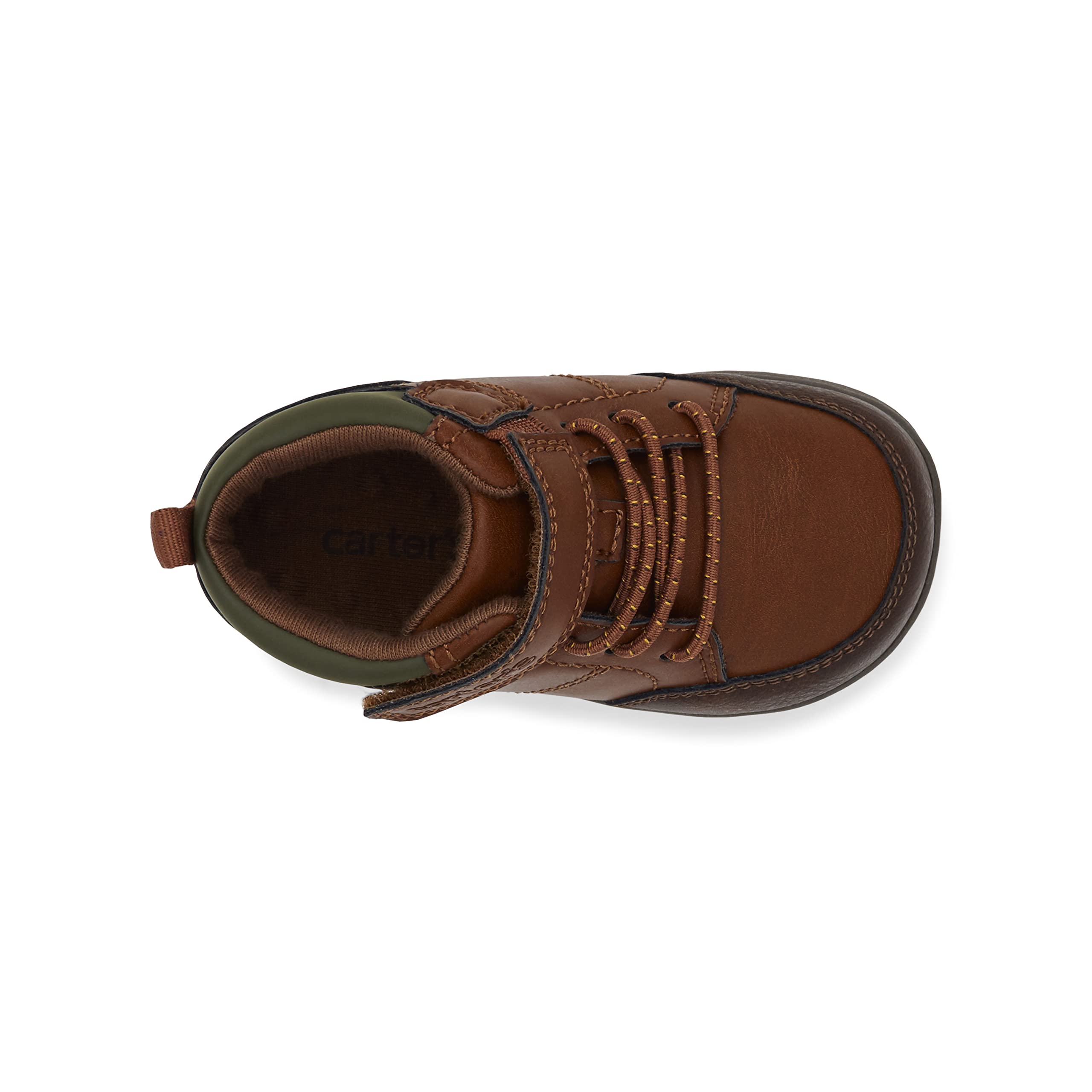 Carter's Every Step Baby Boys Luca-Bp First Walker Shoe, Brown, 3 Infant