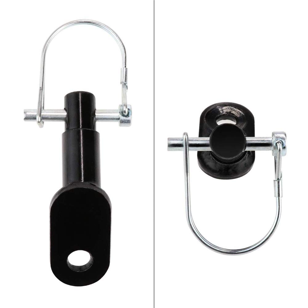 Bike Trailer Hitch Connector, MoreChioce Bicycle Trailer Hitch Adapter Attachment Bicycle Luggage Rack Bracket Bicycle Accessories Mounting Bike Accessories Attachment,Without Buckle