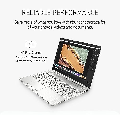 HP 2023 Newest Laptop, 15.6" Touchscreen Display, Intel Core i3-1115G4 Processor(Beat i5-1035G4), 8GB RAM, 256GB SSD, WiFi, Bluetooth, Numeric Keypad, Windows 11 Home in S Mode, Silver