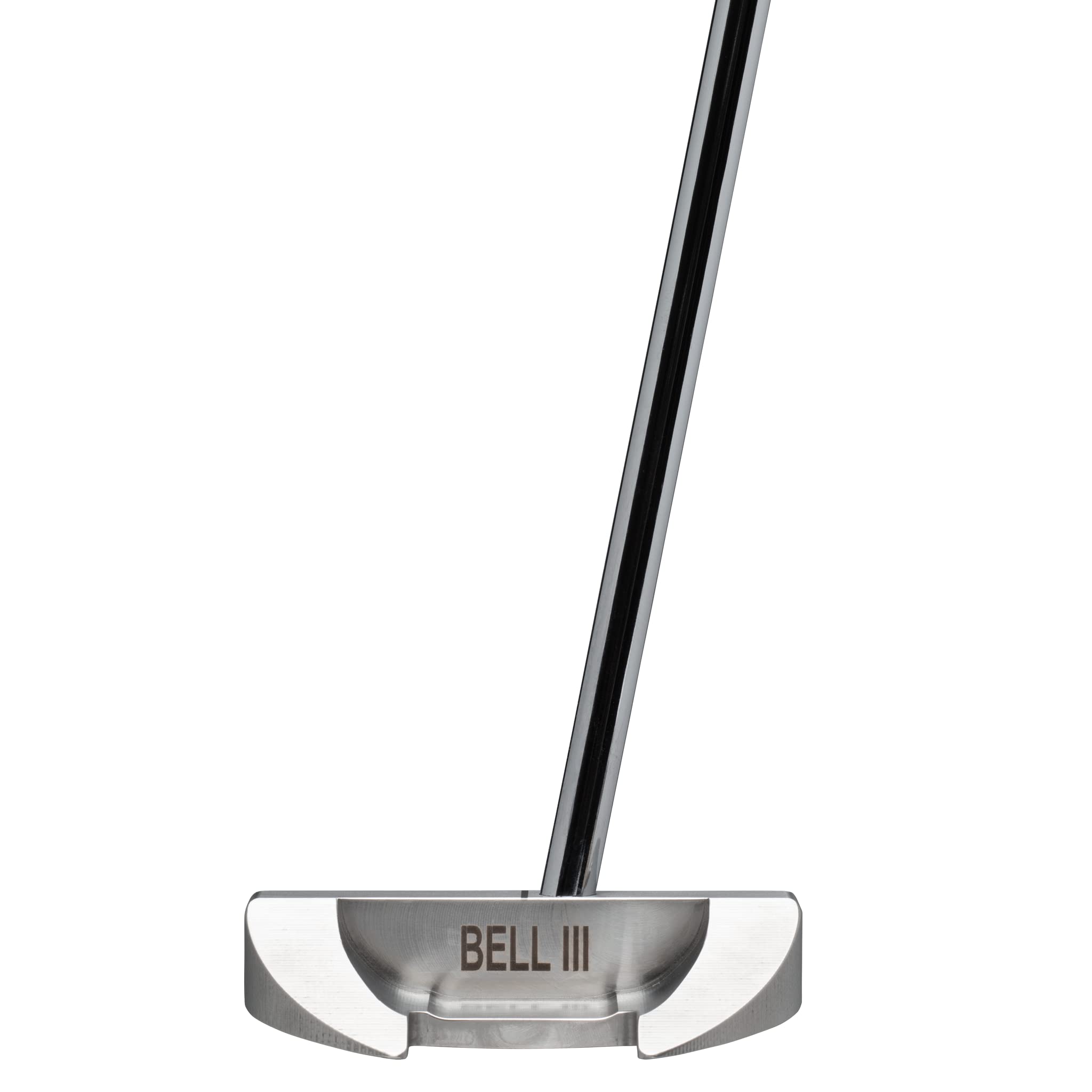 Bell III Upright Lie Half-Mallet 365 Golf Putter (79 Degree Lie) + Winn Dri-Tac Dark Gray Midsize Grip (Right, 38)