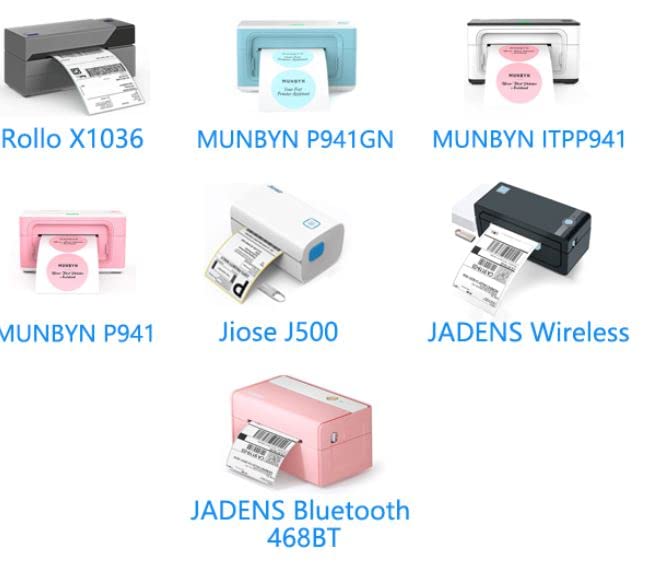 T Power 24V Charger for Rollo Label Printer Model: X1038 Munbyn P941 Pac090M Itpp941, Netum Nt-8006, Jadens Bluetooth 468Bt Label Printer Thermal Power Supply