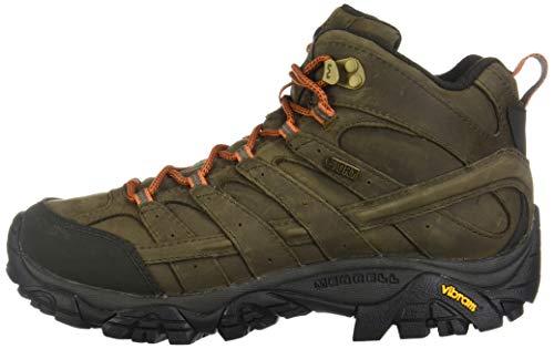 Merrell Men's Moab 2 Prime MID Waterproof Hiking Boot, Canteen, 12