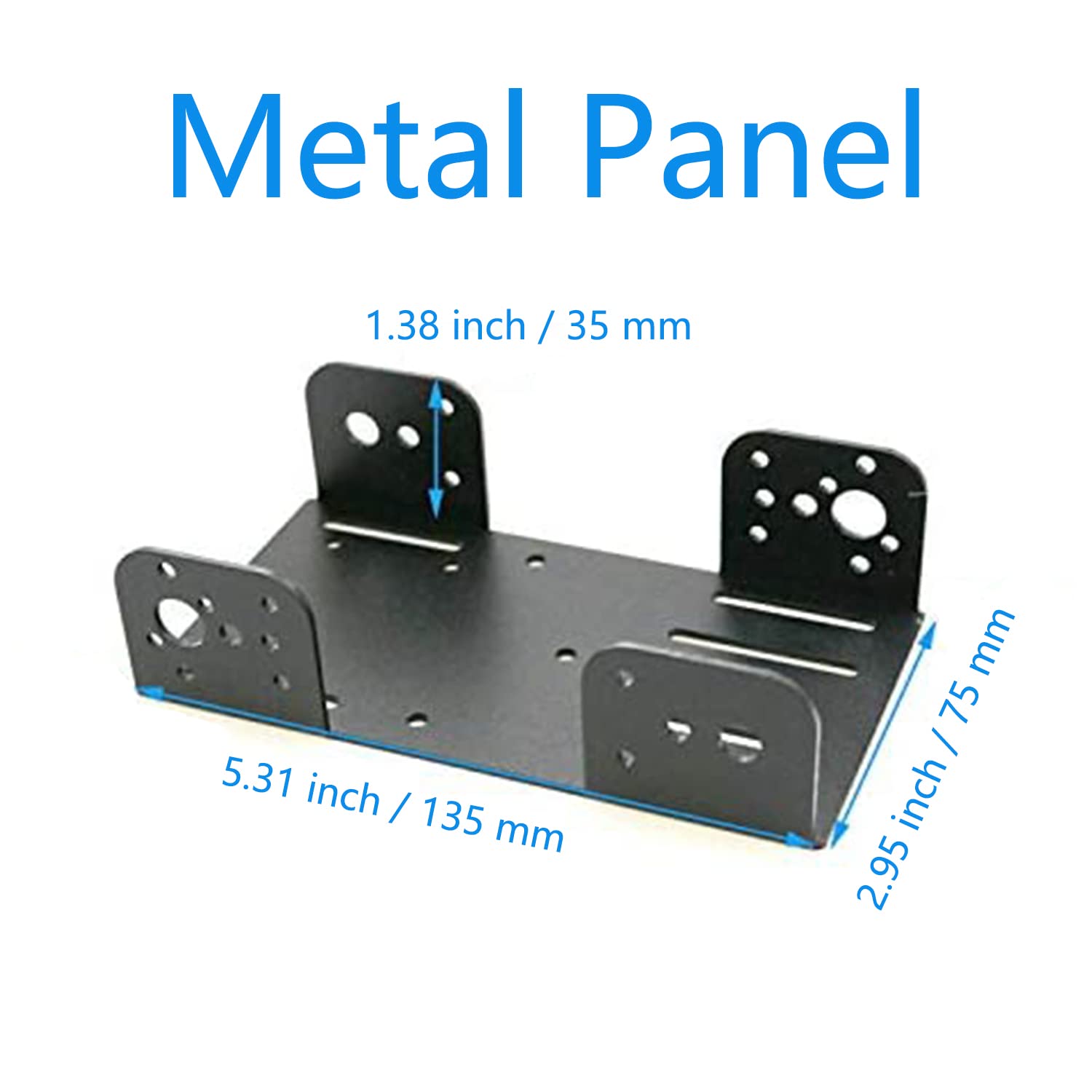 Professional 60mm Mecanum Wheel Car Chassis MC100 for Arduino/Raspberry pi/Micobit, Remote Control 4WD Metal Smart Robot Car Chassis Kit Omnidirectional Wheel with DC TT Motor DIY Toy AI ROS STEAM