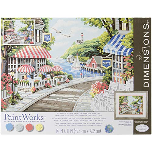 Dimensions Paint by Number 14x11 Cafe, None
