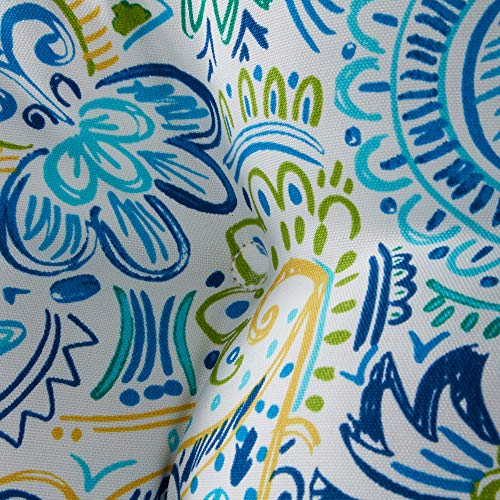 Greendale Home Fashions Square Outdoor Dining Seat Cushion, Set of 2, Paisley 2 Count