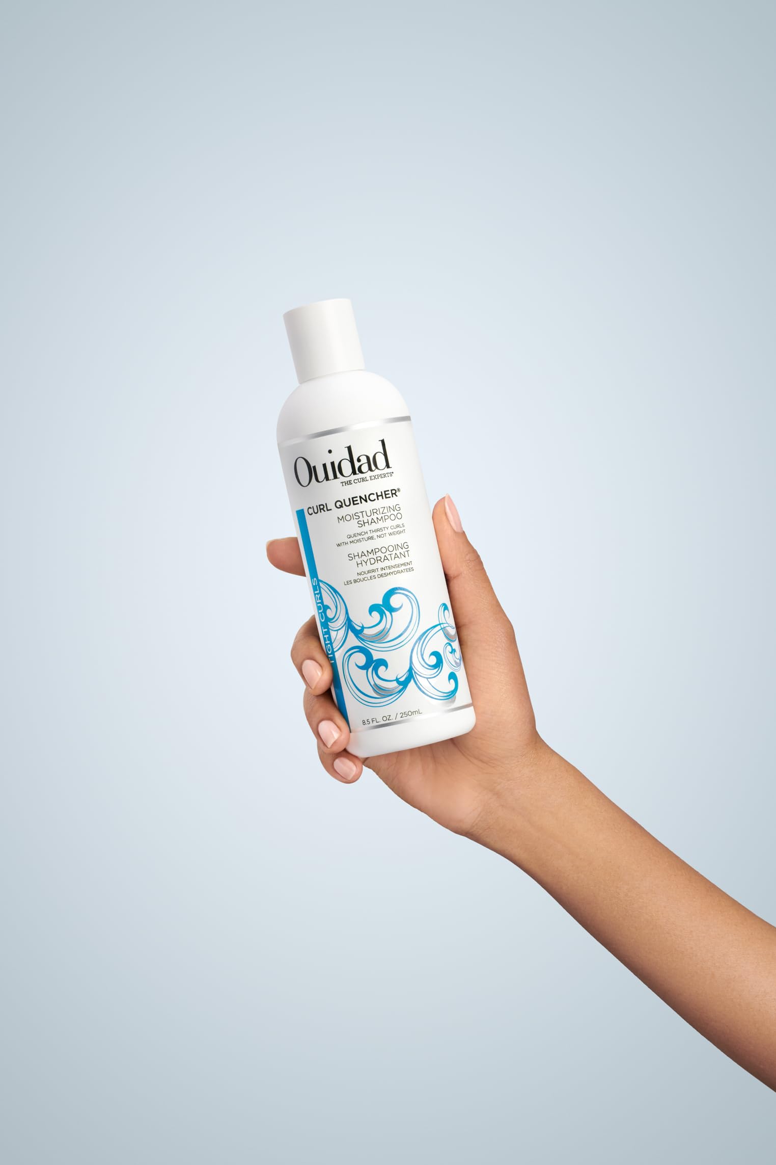 Ouidad Curl Quencher Moisturizing Shampoo - 8.5 fl oz, Curl Defining Hair Shampoo for Nourished & Hydrated Curls, Vegan, Color Safe Shampoo with Chamomile & Vitamin A & E, For Tight Curls