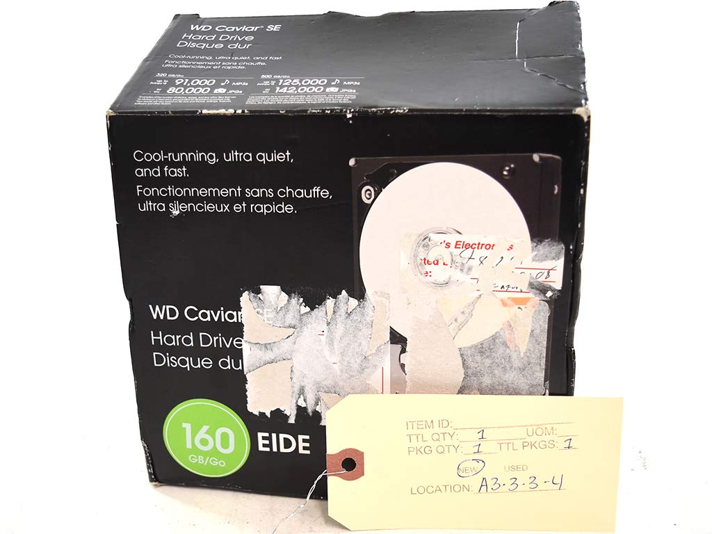 WD 160GB EIDE Internal Hard Drive with 8MB Cache